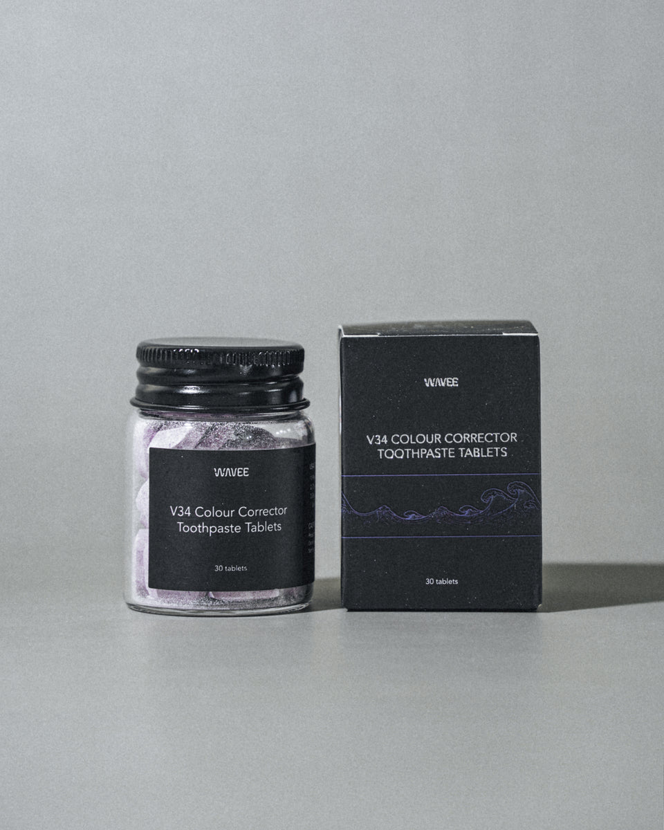 v34 Color Corrector Toothpaste Tablets – waveeph